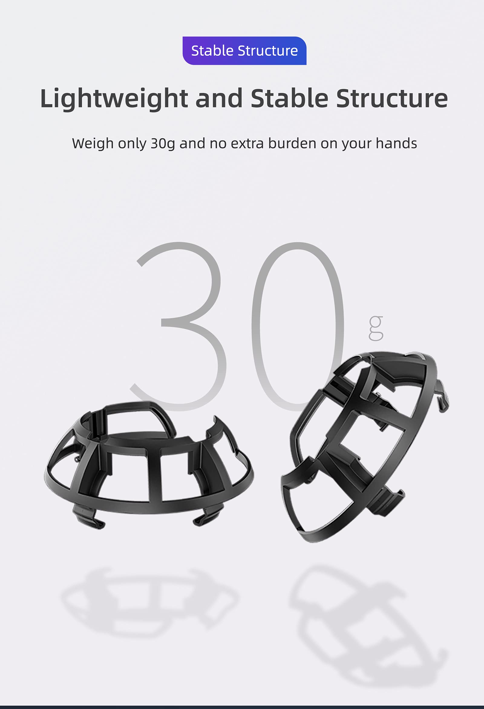YBang Protective Guard Cover for Oculus Quest 2 Anti-Fall Anti-Shock One-Piece Full-Body Quick Release (Black)