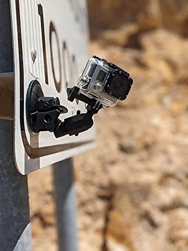 Panavise ActionGrip 13120 Single Knuckle Suction Cup Camera Mount (Matte Black)