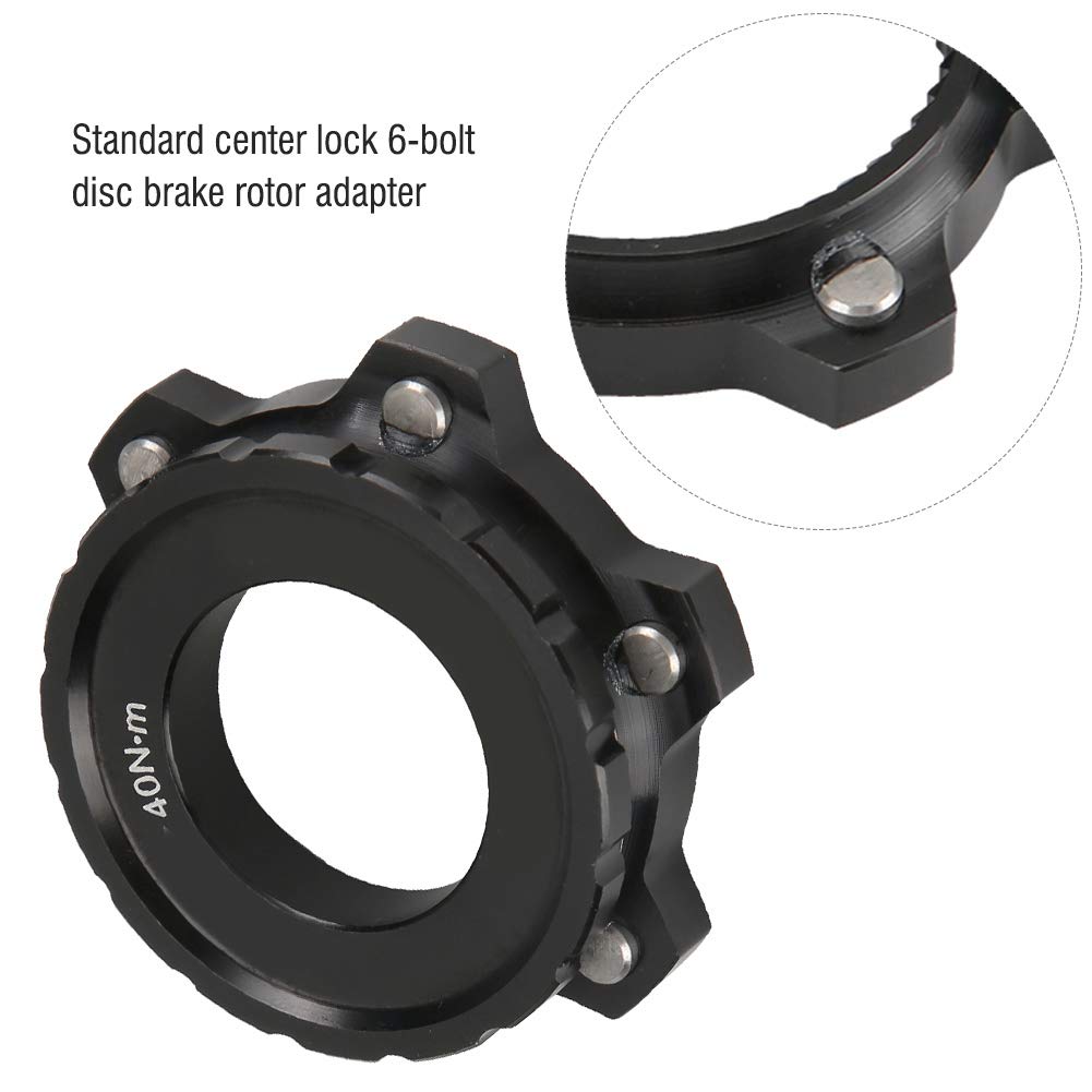 Velaurs Center Lock Adapter, DIY Bike, Disc Brake Rotor, Durable Easy to Install, Materials, for Bike Accessory Mountain Bike