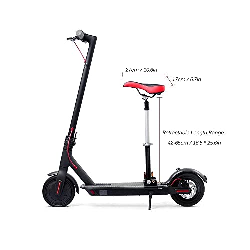 Stormytime Electric Scooter Seat Saddle Only For Xiaomi M365/Pro/1s/hiboy S2 Adjustable Comfortable And Shock Absorbing With Lift Function Seat Saddle Scooter Seat Attachment
