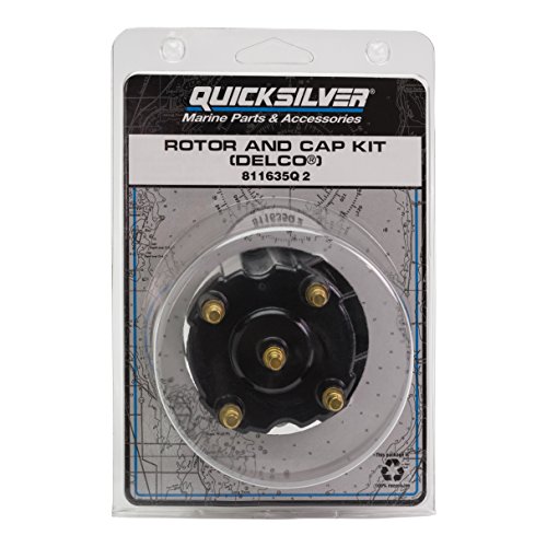Quicksilver 811635Q2 Distributor Cap Kit for Select Marinized 4-Cylinder Engines by General Motors with Delco EST Ignition Systems