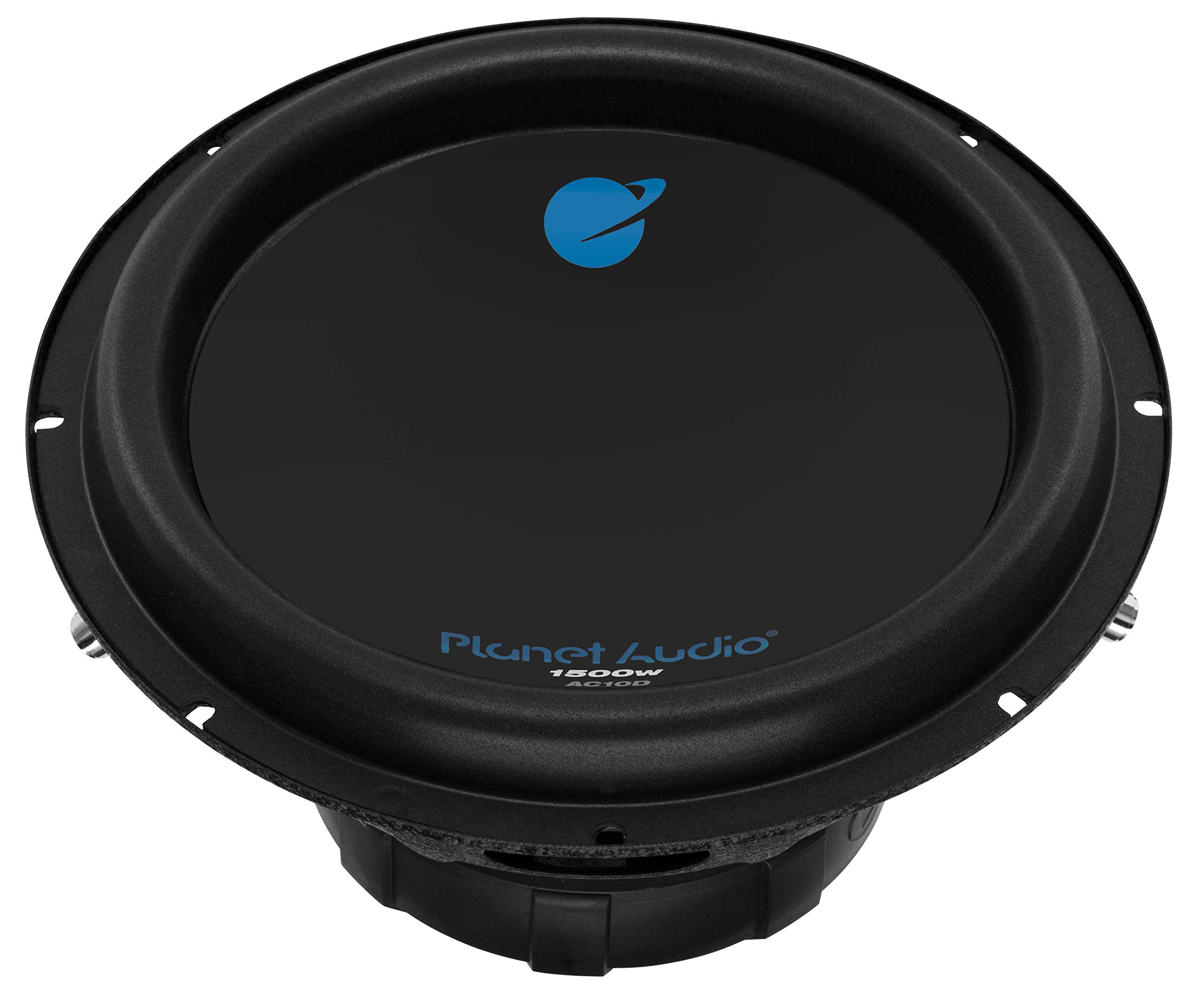 Planet Audio AC10D Anarchy Series 10 Inch Car Subwoofer - 1500 Watts Max, Dual 4 Ohm Voice Coil, Sold Individually, for Truck, Boxes, Enclosures, Use with Amplifier