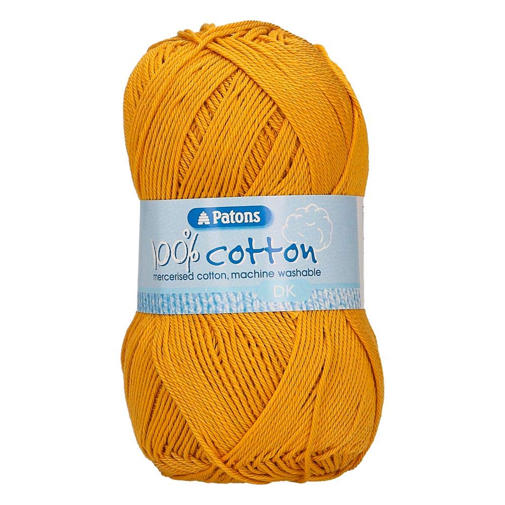 Patons 100% Cotton DK - Yellow (2740)