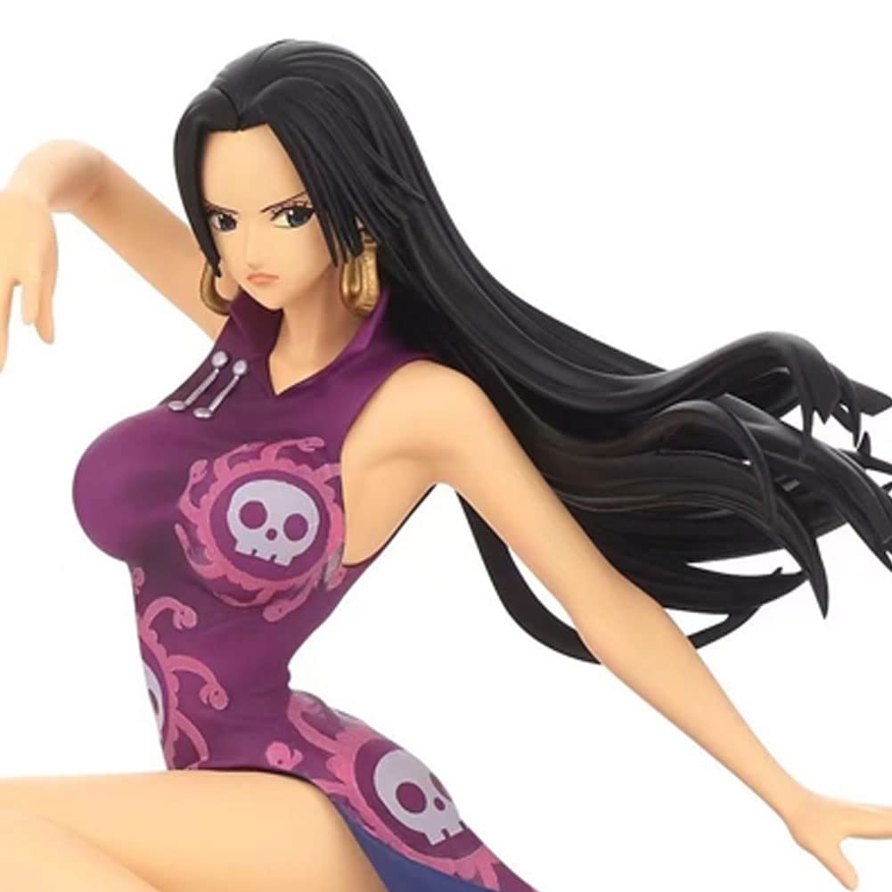 ZKTSRY Anime Action Figure ,One Piece Figure Statue Model Nine Snake Queen Snake Sitting Scene ,for Cake Topper Birthday Cake Decoration