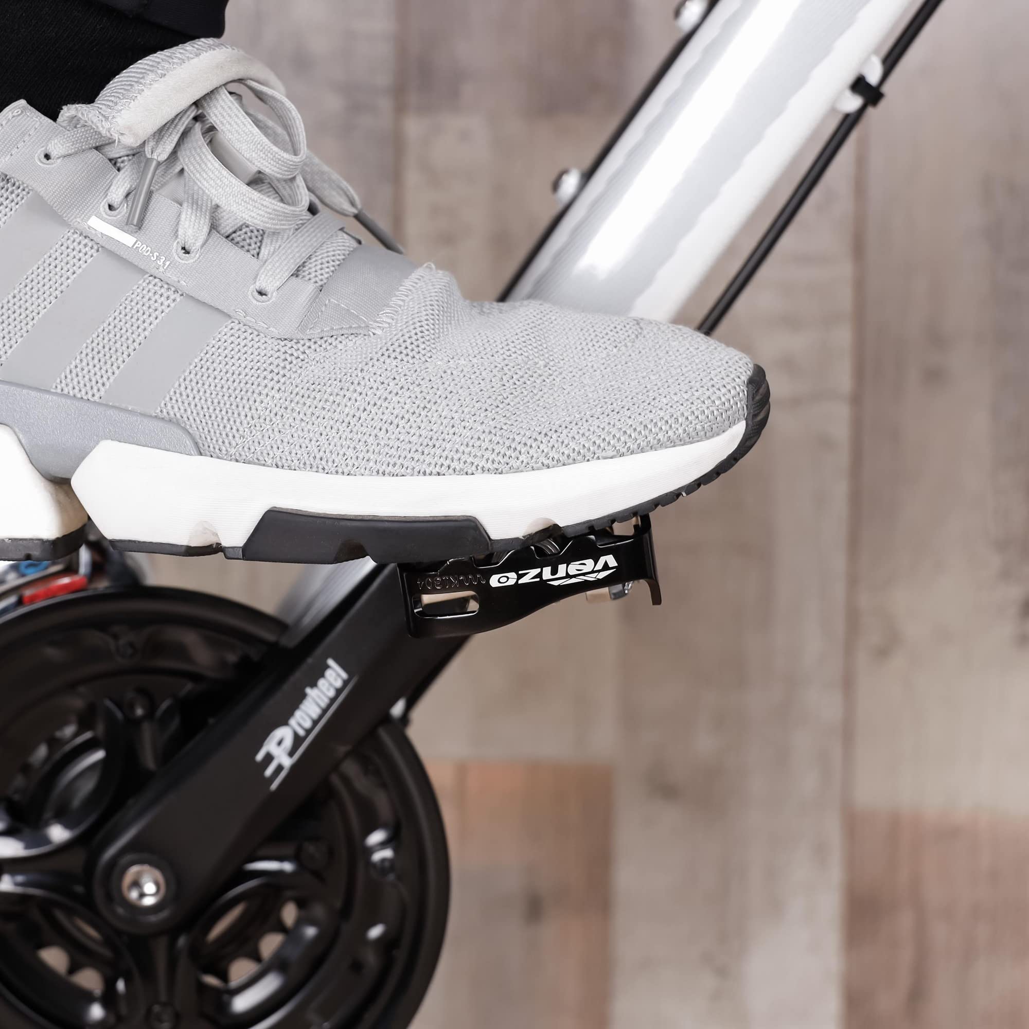 Venzo Men's Mountain Bike Bicycle Cycling Shoes with Multi-Function Clip-Less Pedal & Cleat - Compatible with Shimano SPD & Crankbrother Systems - 12 US Men