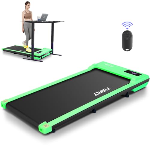 Treadmills for Home,Under Desk Walking Pad Treadmill,2-in-1 Running,Walking & Jogging Portable Running Machine with Remote Control,No Assembly Required,2024 Upgrade