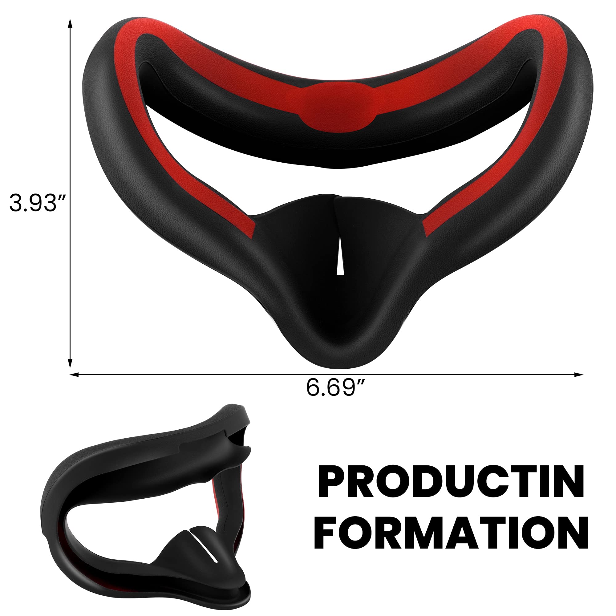 X-SUPER HOME Adjustable Elite Strap with Battery Bracket for Oculus Quest 2 Plus Silicone Face Cover Combo Replacement Accessories Reduce Head Pressure Extend Playtime