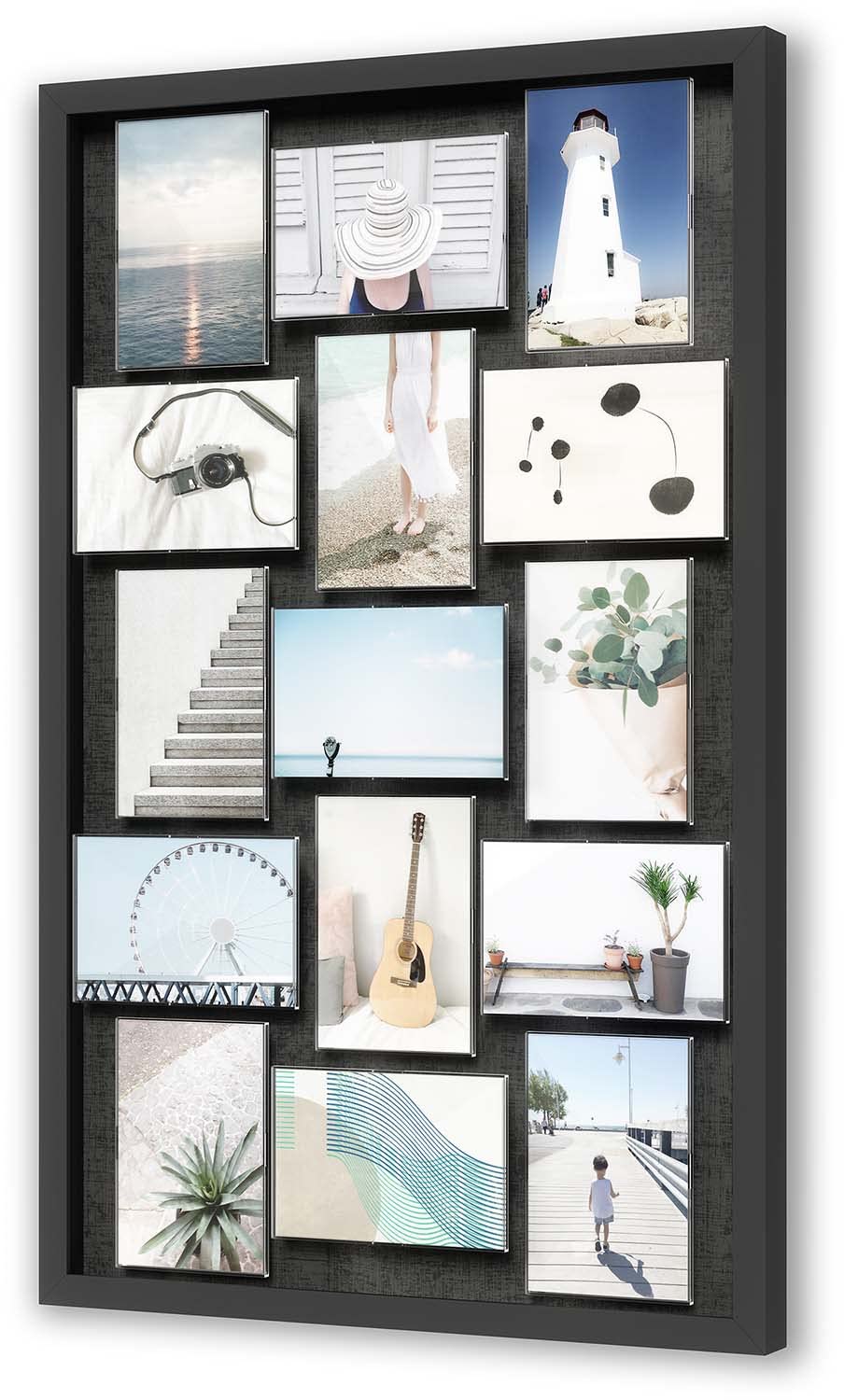 Umbra Pixie Multi-Picture Wall Frame, Black, Blackwood Tx