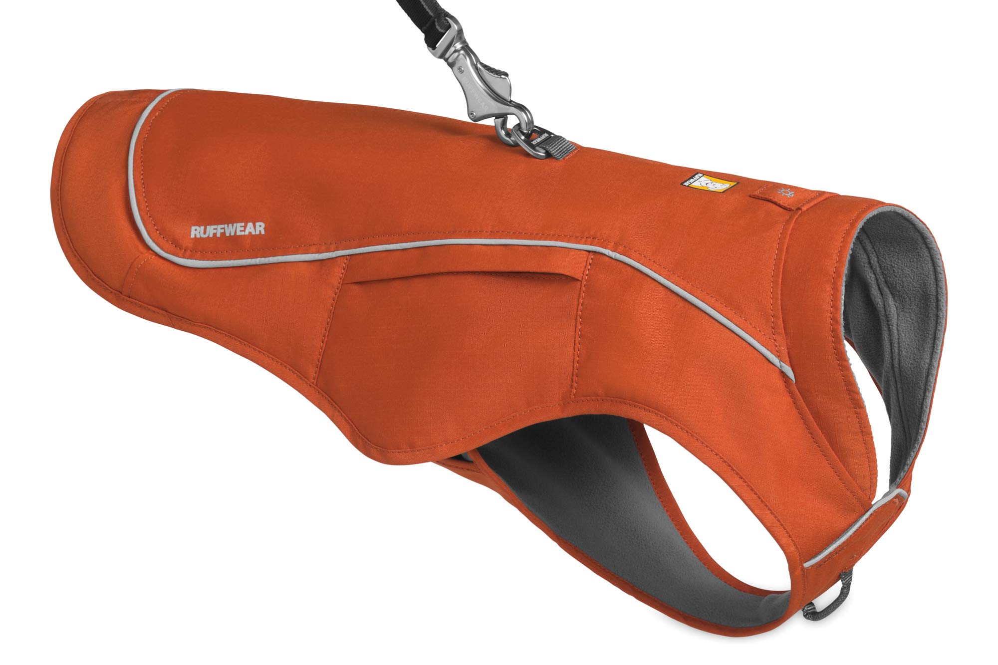 Ruffwear, Overcoat Fuse Jacket Harness Combo for Dogs, Canyonlands Orange, Medium