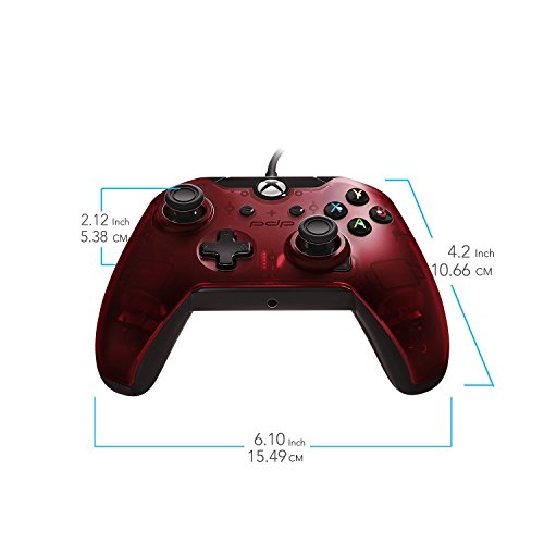 PDP Gaming Wired Controller: Crimson Red β Xbox One