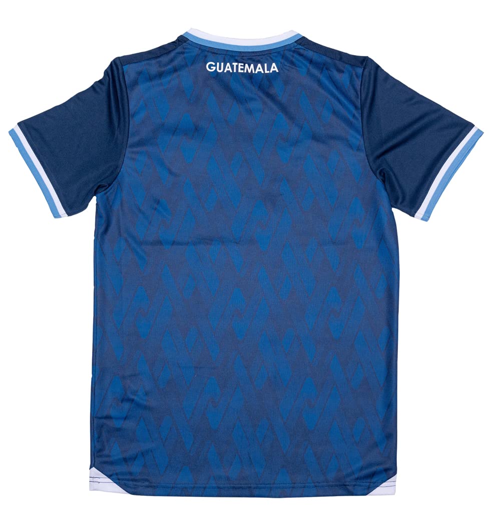 Umbro Men's Guatemala Away Soccer Jersey 2021-22 (Large) Navy, Sky Blue