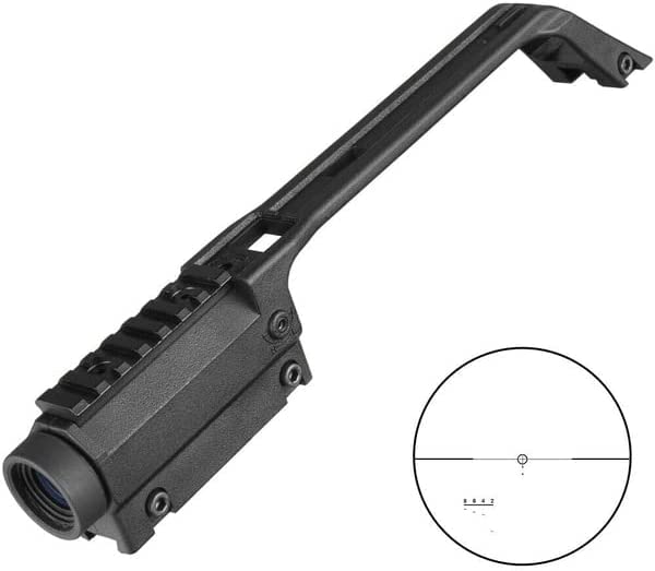 TORQ Optics Airsoft G36 Carry 3.5X Scope Sight with High Top Rail Version Riflescope for Hunting Shooting