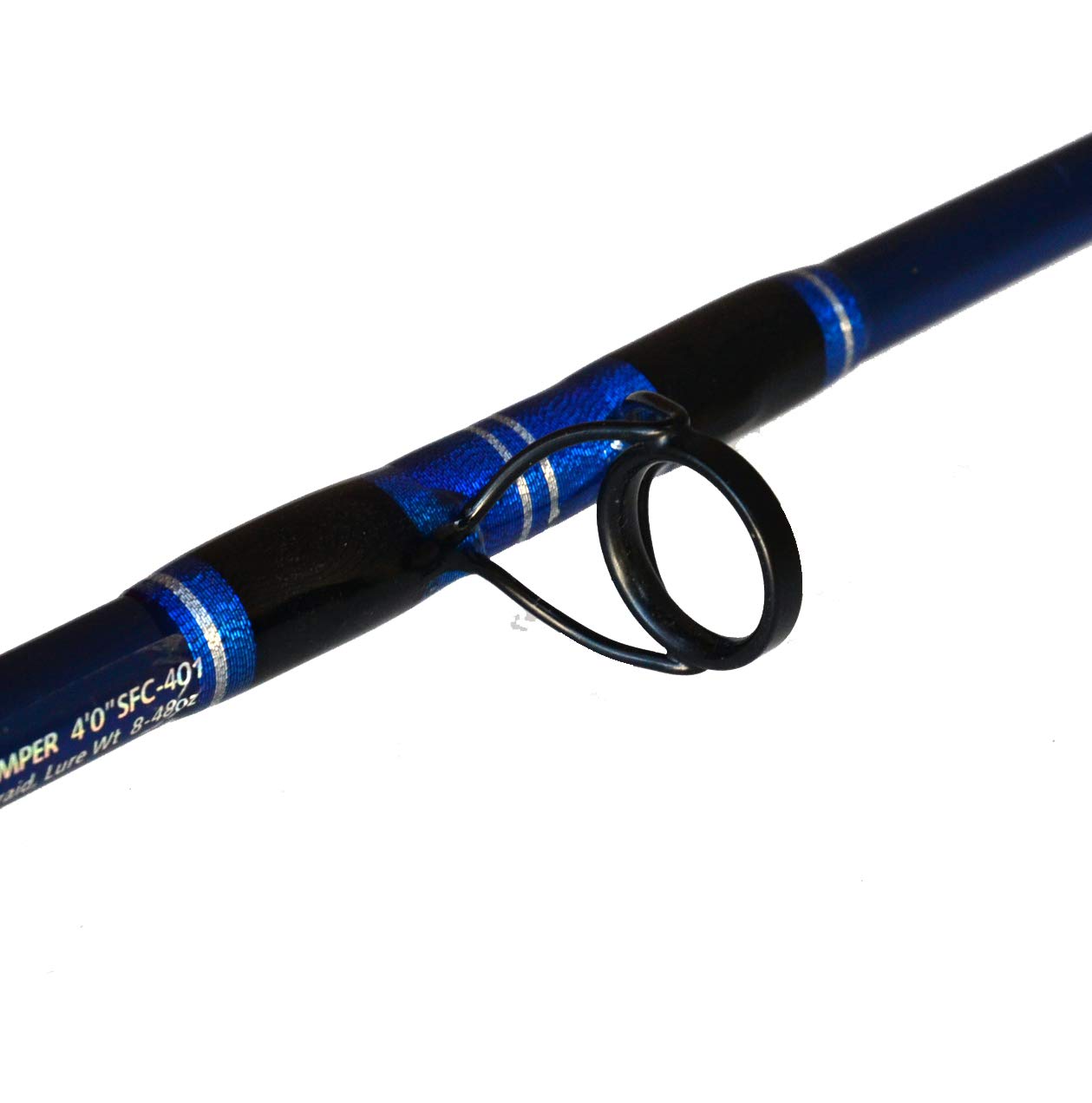 SANTIAM FISHING RODS Travel Rod 1 Piece 48" 30-130lb Braid Halibut/Tuna/Saltwater Rod