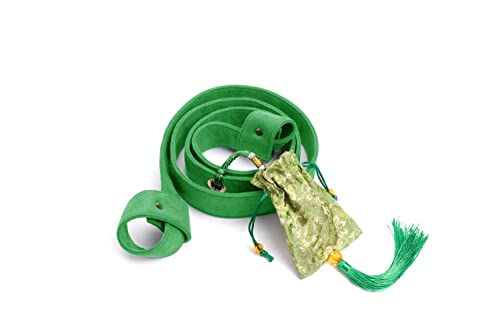 YH&GS Roller Skate Leash Adjustable Ski Boots Carrier Strap Snowboard Boot Shoulder Sling Leash Fashionable Transport Strap Speed Strap Quad Skate Strap for Ice Skates(Light Green)