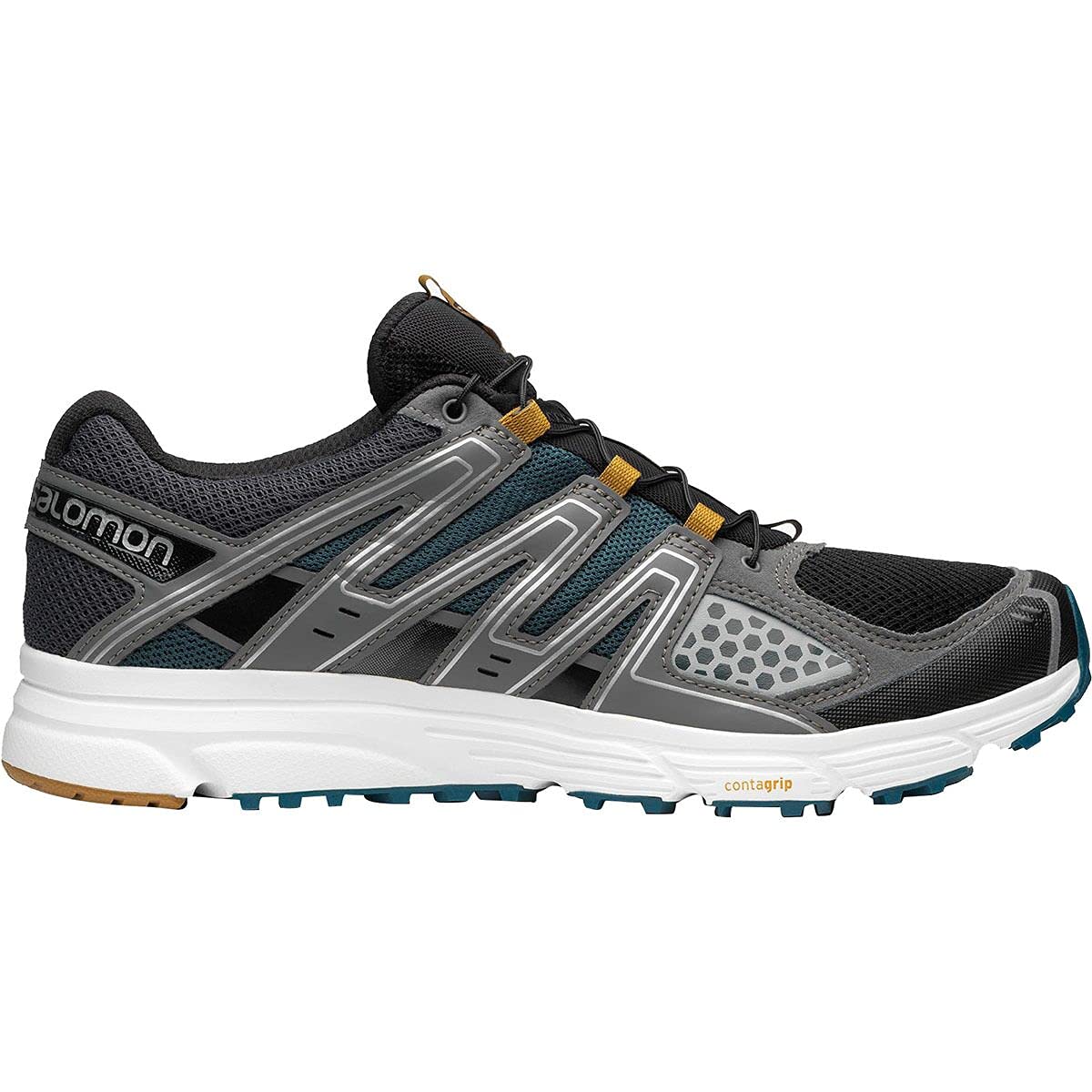 Salomon X-Mission 3 Shoe Ebony/Quiet Shade/Mallard Blue, US 9.5/UK 9.0