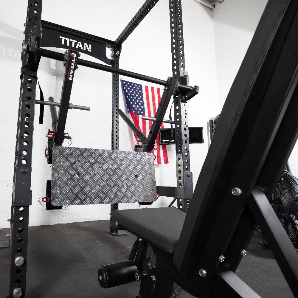 Titan Fitness Power Rack Stealth Leg Press, Compatible with All Titan Series Racks, Rated 500 LB