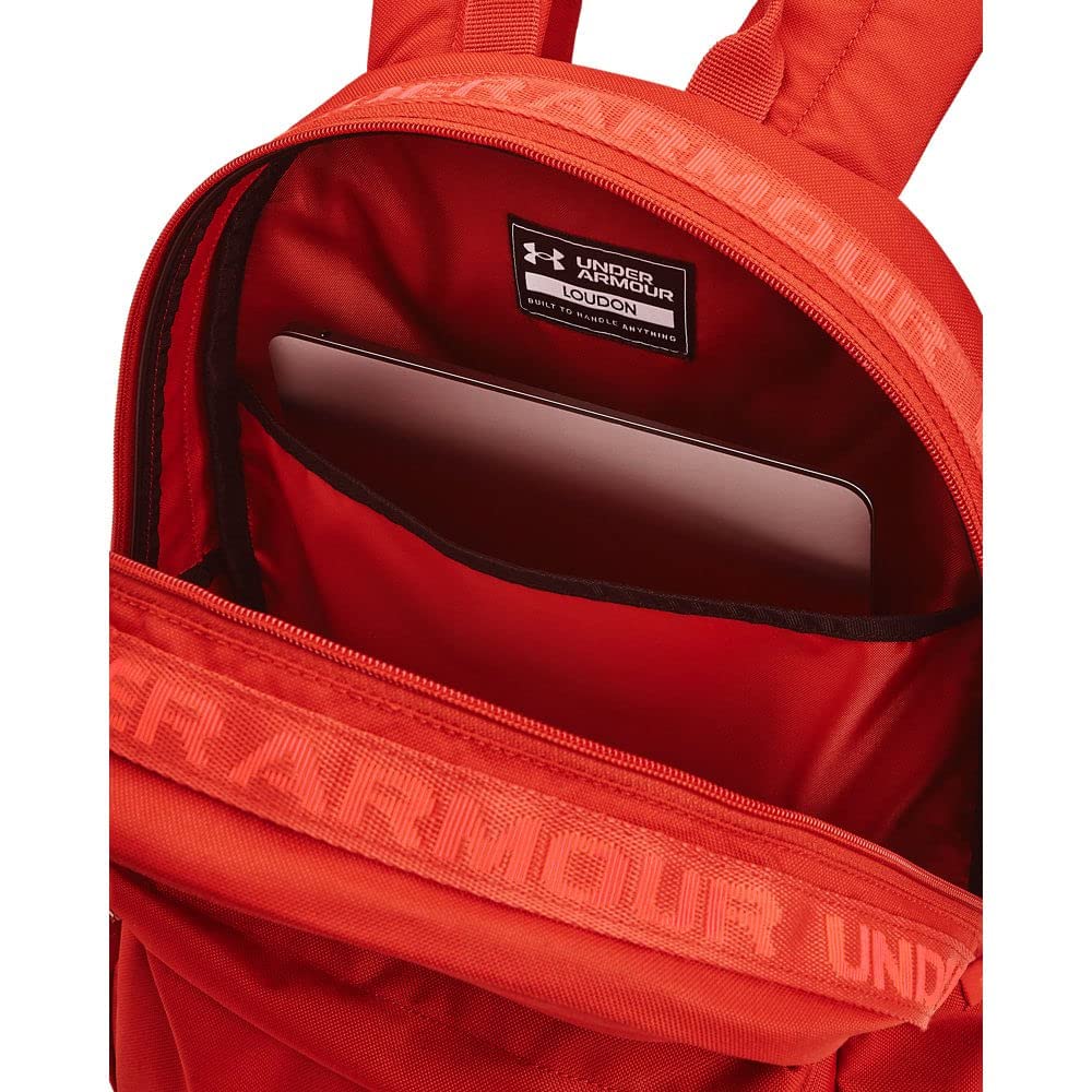 Under Armour Adult Loudon Backpack , Radiant Red (839)/Phoenix Fire , One Size Fits All