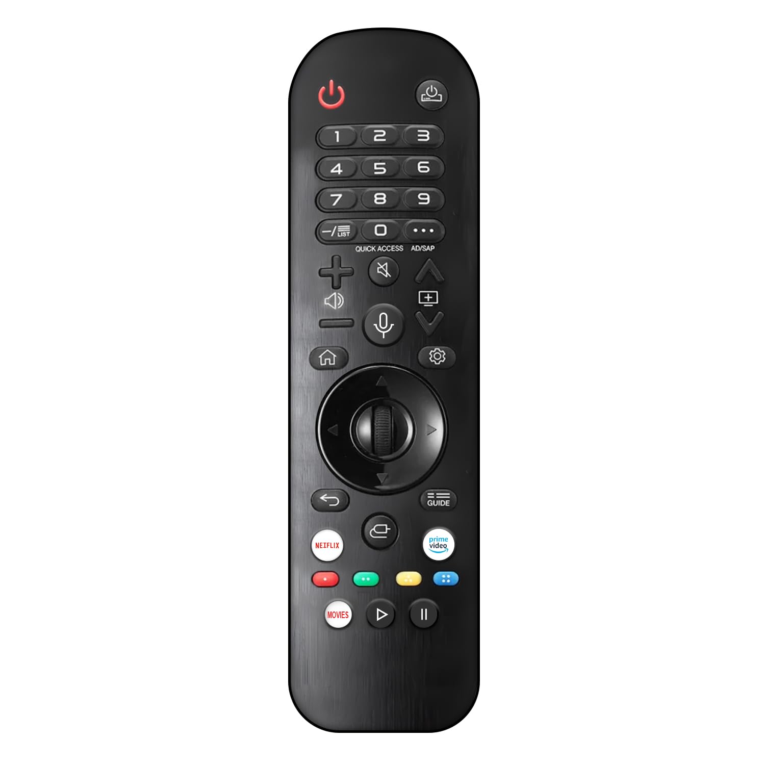 ZYK Remote Control for LG Smart TV Replacement for LG-TV-Remote with voice Function,MR20GA LG Magic Remote,for LG LED OLED LCD 4K UHD TV 2020 2019 2018 2017 Models Netflix and Prime Video,Google/Alexa