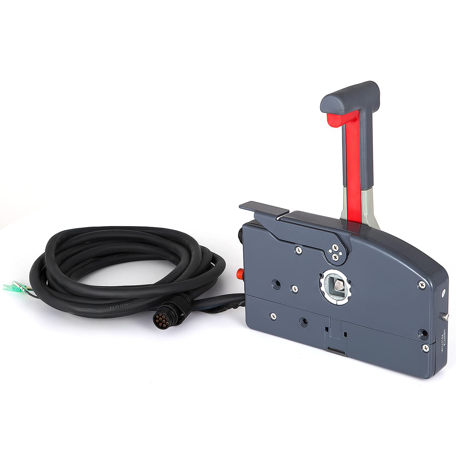 VOYOCHT Outboard Remote Control Box 703-48205-16-00 Side Mount Push to Open Outboard Motor,Boat Throttle Control with 10 Pins cable for Yamaha Outboard Engine