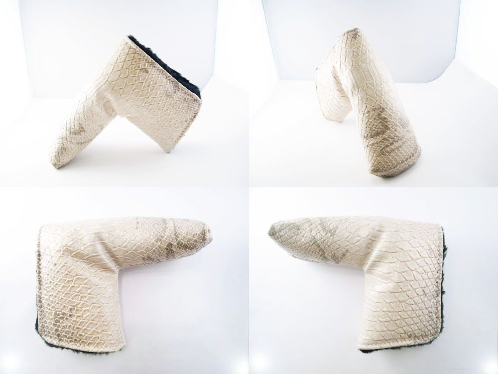 Pearl Python PU Snakeskin Limited Edition Putter Head Cover by House of Putters for Scotty Cameron Ping Odyssey Taylormade Golf