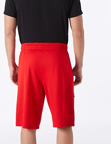 Under Armour Mens Perimeter Basketball 11-inch Shorts, Red (600)/White, Medium