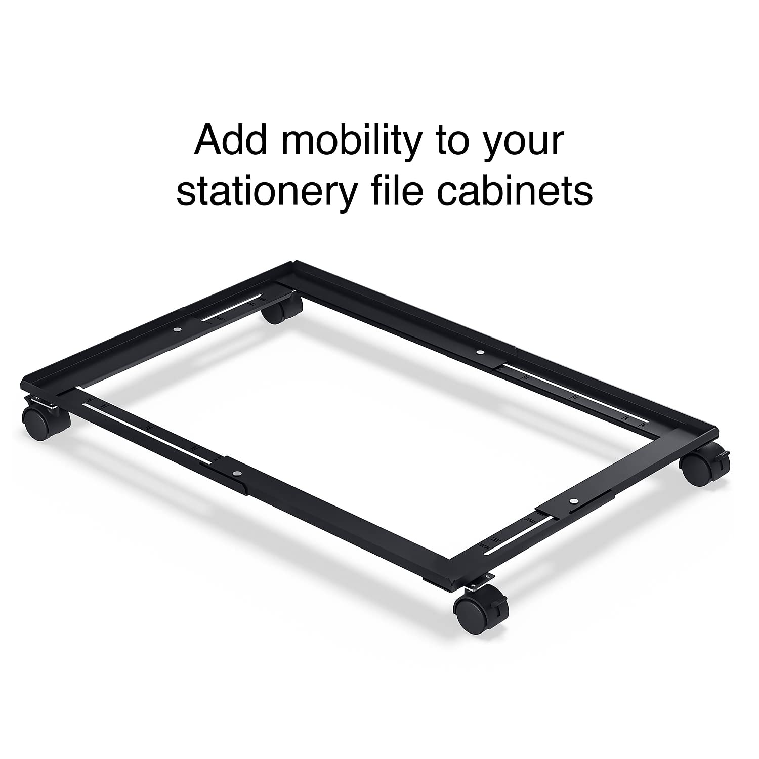 Staples 2806764 Adjustable File Caddy Black (52140)
