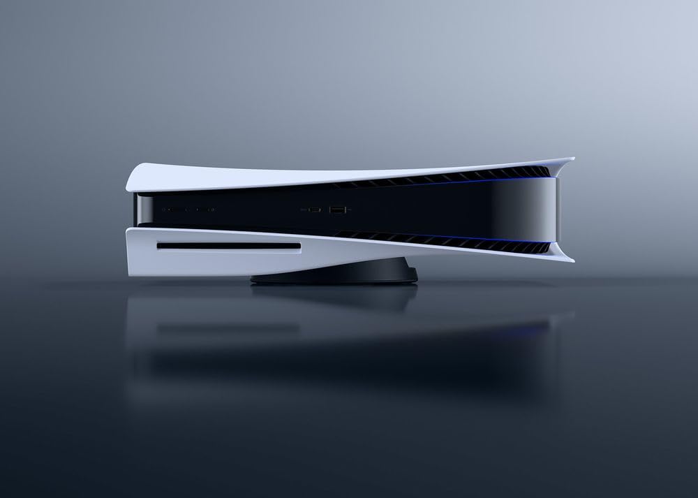 PlayStation 5 Enhanced Storage 1.8TB Disc Version Console - PS5 Disc Console with 1.8TB Ultra-High Speed PCIe Gen 4 NVNe SSD, DS Controller, Case, White, with GOW Voucher