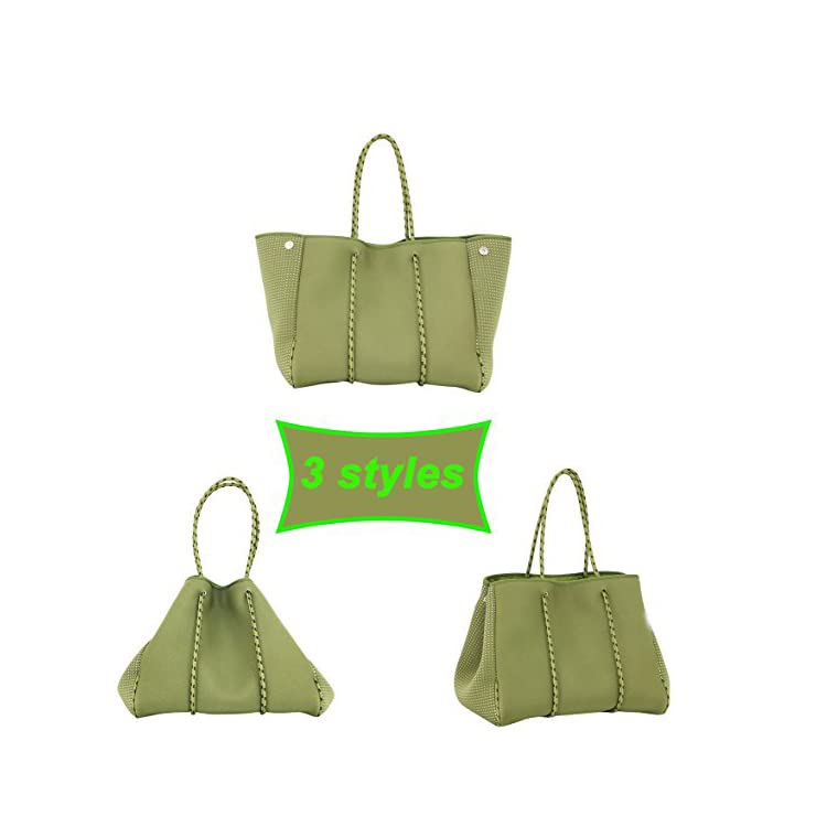 Tote lycra printed handbag (gold)