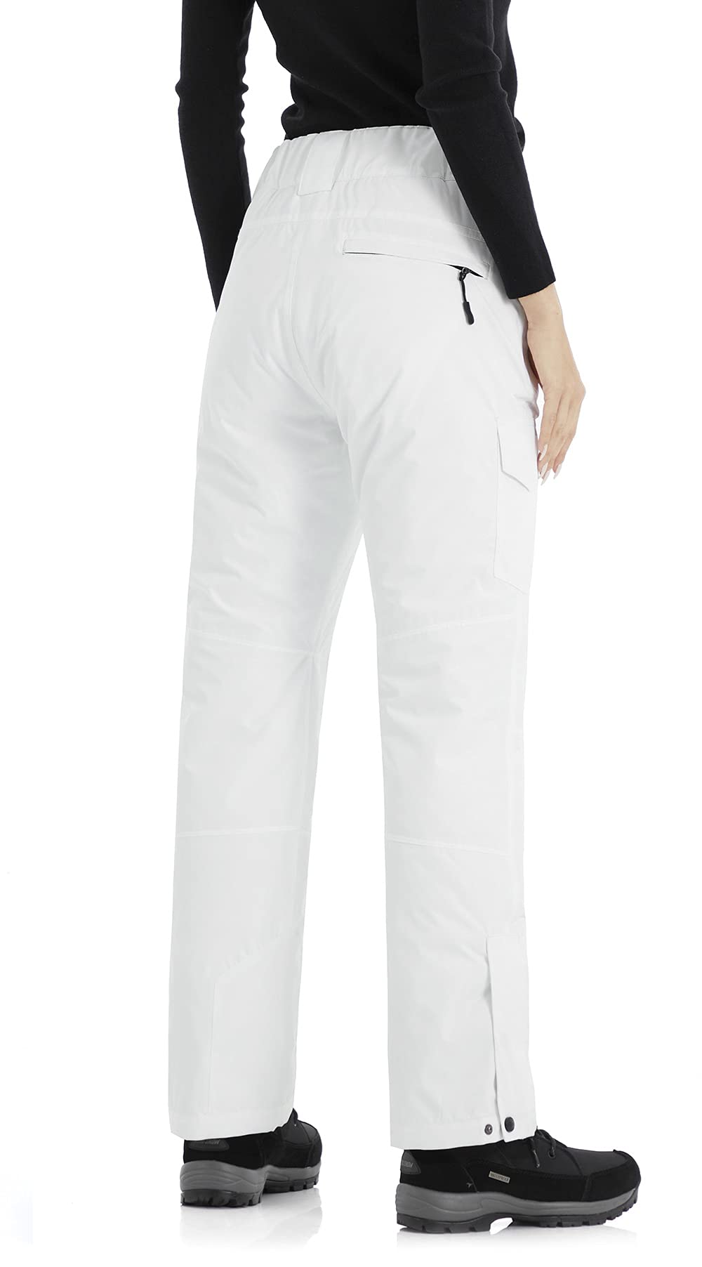 WULFUL Women's Insulated Snow Ski Pants Waterproof Winter Snowboarding Skiing Cargo Pants