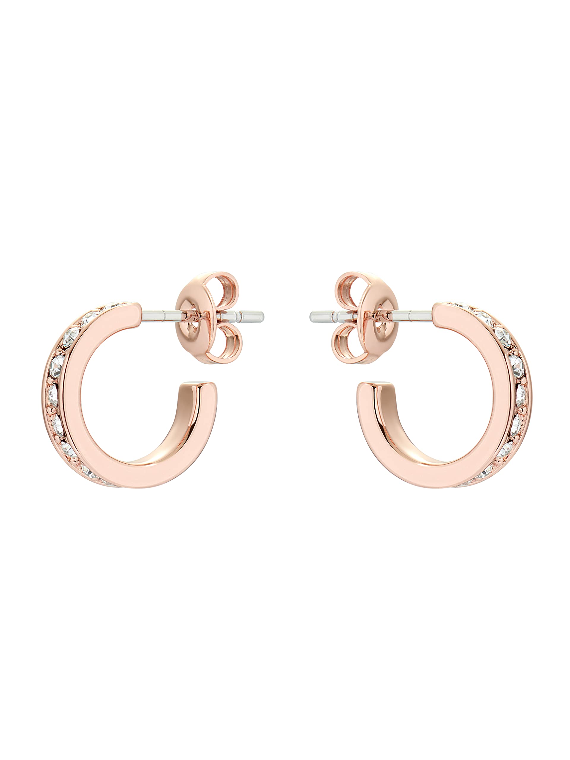 Ted Baker Seenita Nano Hoop Huggie Earrings - Rose Gold, Gold or Silver Tone Options