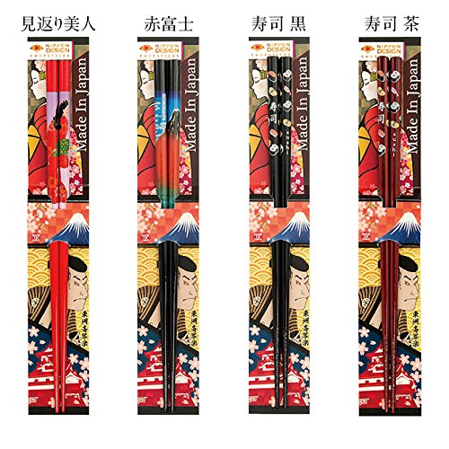 Tanaka Hashiten Japanese Nippon Design-Bashi Chopstick, 22.5cm, Utamaro