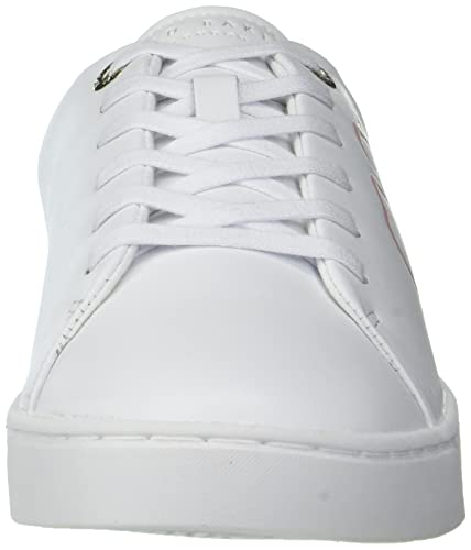 Ted Baker Women's TARLIAH Sneaker, White-Pink, 8
