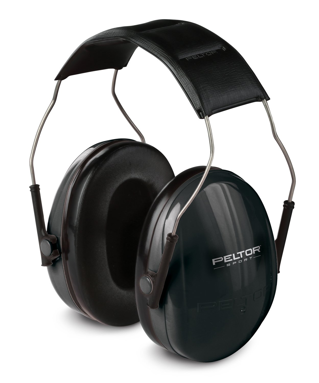 Peltor Sport Earmuffs, Black, NRR 22dB, Adjustable