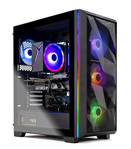 Skytech Gaming Skytech Chronos Gaming PC Desktop β Intel Core i5 12600K 3.7 GHz, NVIDIA RTX 3070, 1TB NVME SSD, 32GB DDR5 RAM, 650W Gold PSU, 240mm AIO, 11AC Wi-Fi, Windows 11 Home 64-bit