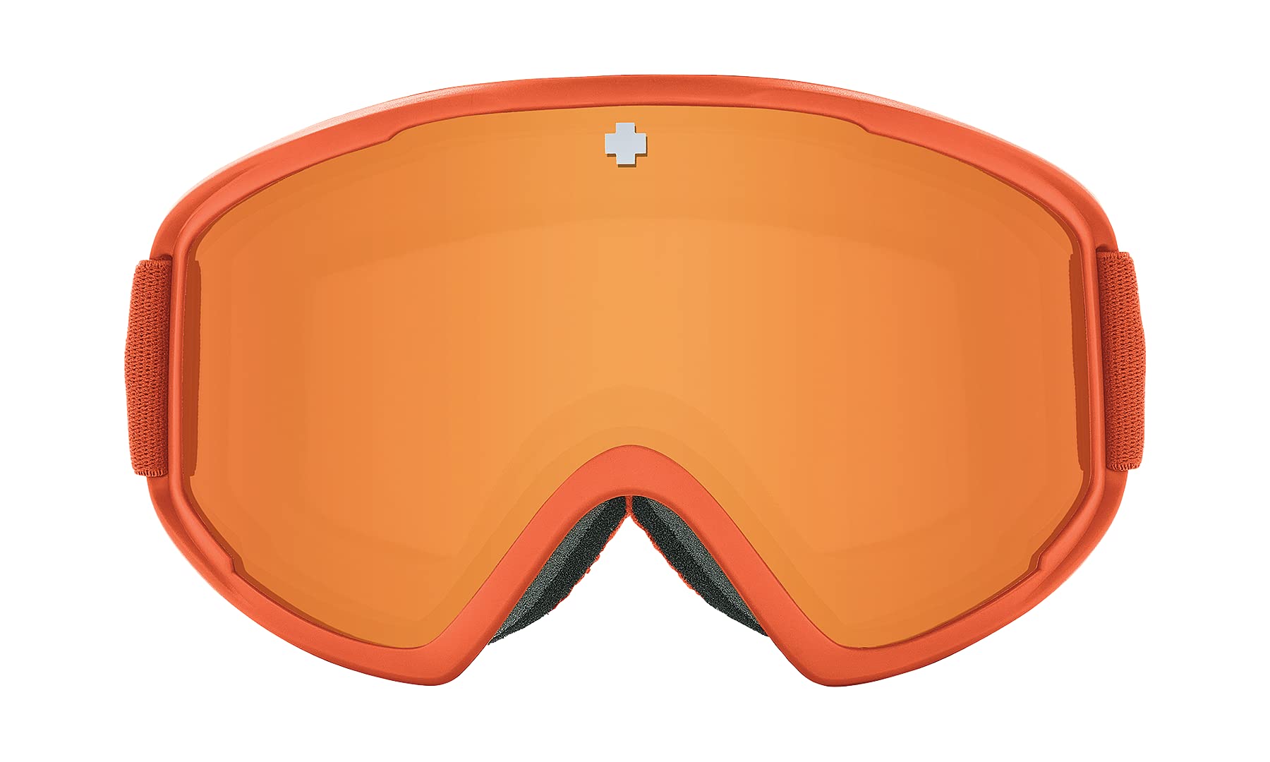 SPY Optic Crusher Elite Snow Goggle, Winter Sports Protective Goggles, Color and Contrast Enhancing Lenses, SPY Orange - LL Persimmon Lenses