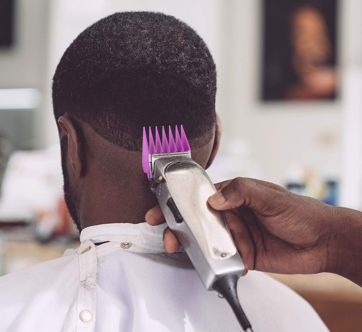 Sdoot Clipper Guards Guide, 8 Pcs Professional Clipper Guards Set Hair Clipper Cutting Guards Attachment Guide Combs