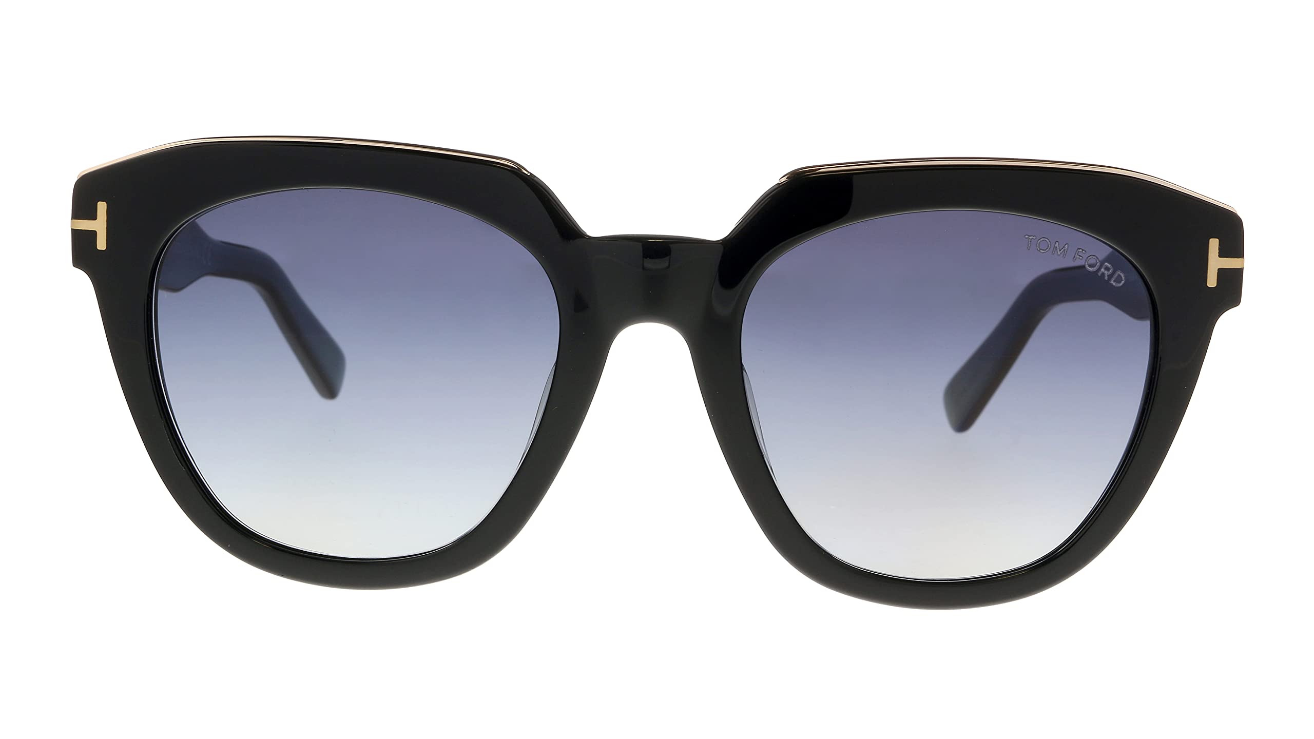 Tom Ford FT0686-F 01W Black Round Haley Sunglasses for womens