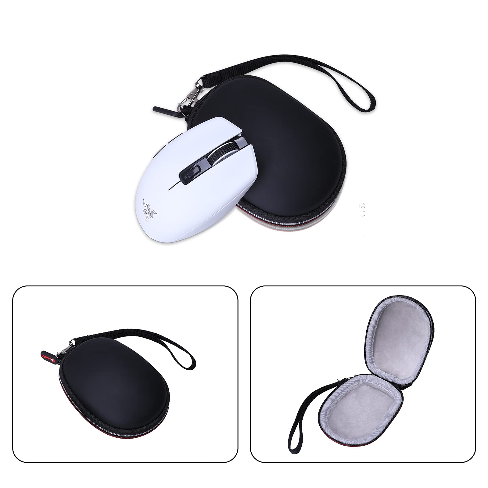XANAD Travel Case for Razer Orochi V2 or Logitech G705 Mobile Wireless Gaming Mouse - Carrying Organizer Storage Bag