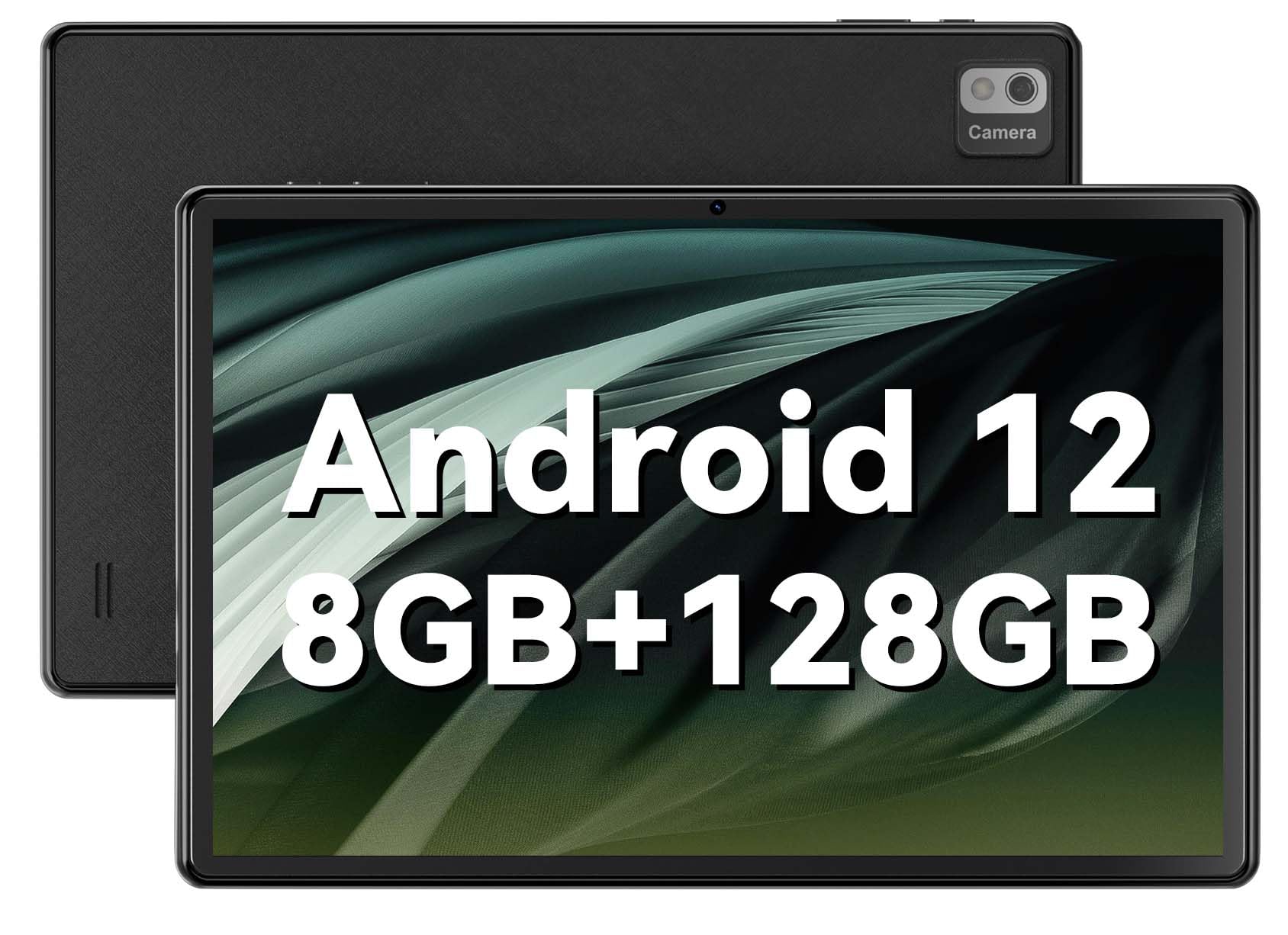 SGIN 10 Inch Tablet 8GB RAM 128GB ROM, Android 12 Tablets Computer with MTK Octa-Core 2.0Ghz Processor, 1280 * 800 HD IPS Srceen, 5MP+8MP Camera, WiFi, Bluetooth, 6000mAh