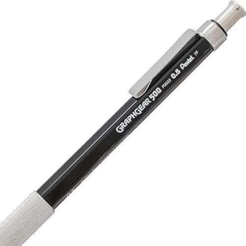 PentelĀ® Graph Gear 500 Automatic Drafting Pencils, 0.5 mm, Black Barrel