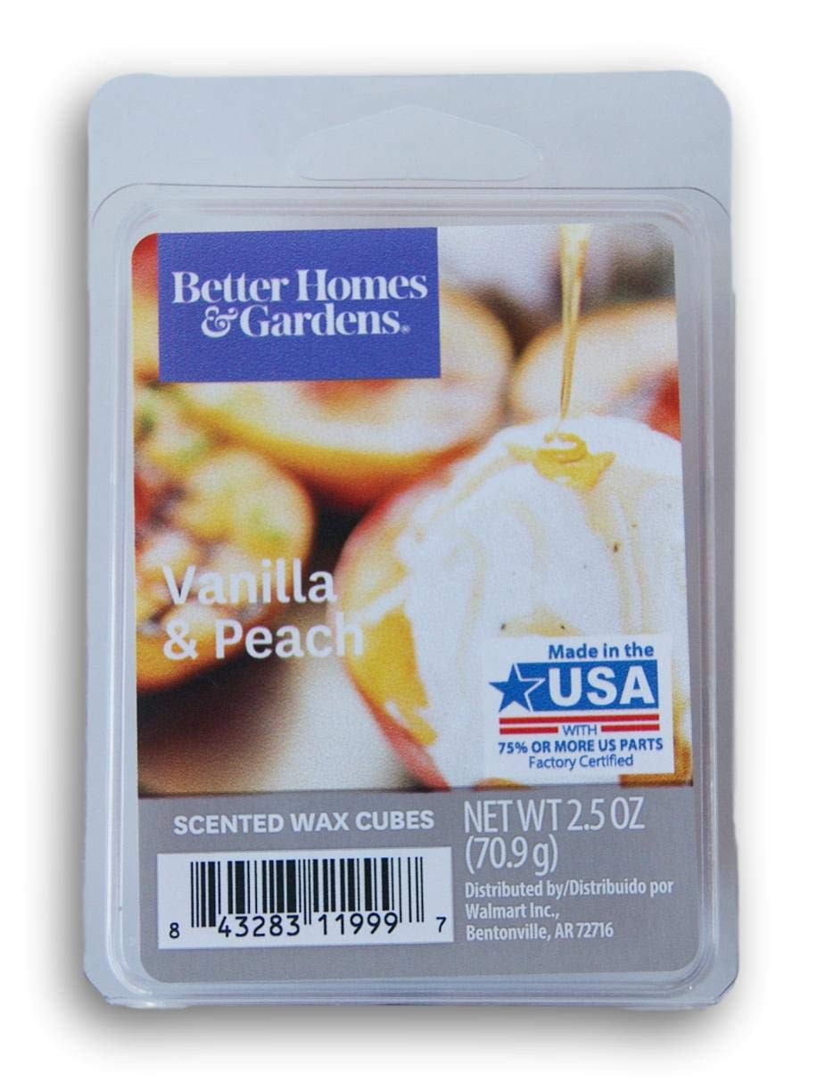 Seasonal Décor Better Homes and Gardens Scented Wax Cubes - Vanilla & Peach