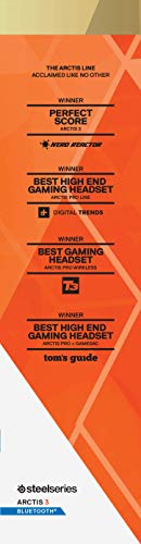 SteelSeries Arctis 3 Bluetooth - Wired Gaming Headset + Bluetooth - For Nintendo Switch, PC, PS5/PS4, Xbox Series X|S|One, VR, Android, and iOS - Black