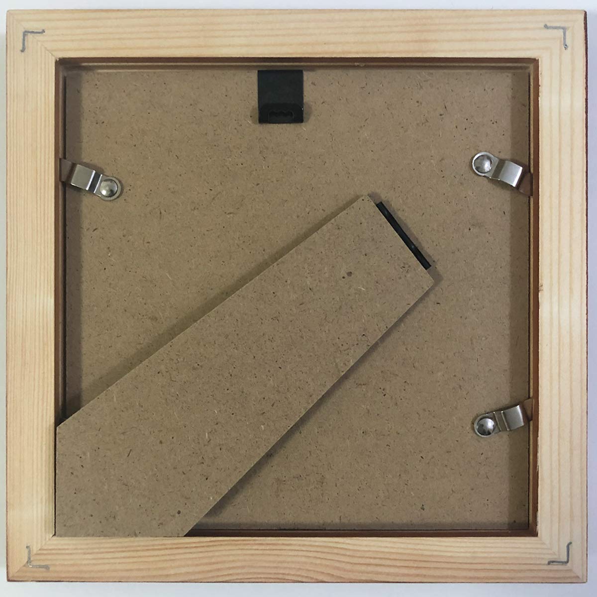 ZXT-parts 6x6 Picture Frames Red wood Without Mat, 4x4 Picture Frame with Mat, Solid Wood, 2 panels (1 glass, 1 plexiglass), The Table, The Wall.