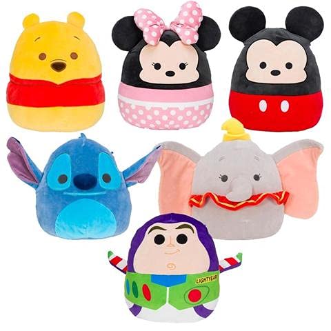 SQUISHMALLOW KellyToy - Disney Winnie The Pooh - 12 Inch (30cm) - Official Licensed Product - Exclusive Disney 2021 Squad