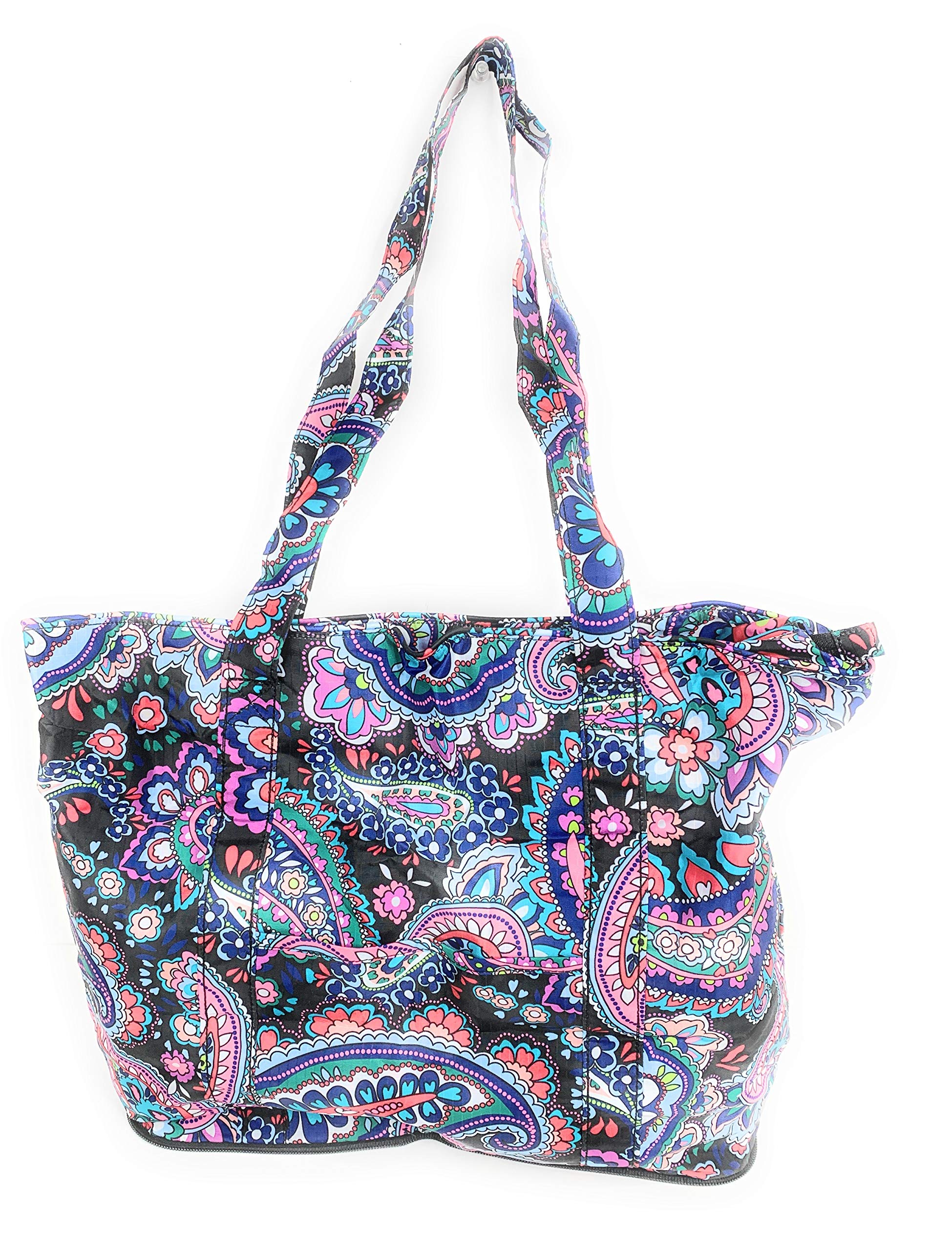 Vera Bradley Womans Packable Tote Haymarket Paisley Travel Bag