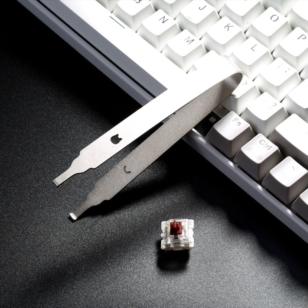 Switch Puller Stainless Steel Removal Tool for Mechanical Keyboard,Upgraded Version Hot-swappable Removal Puller Tool for Cherry/Kailh/Gateron MX Switches Replace,IC Chip Extractor Switch Key Puller