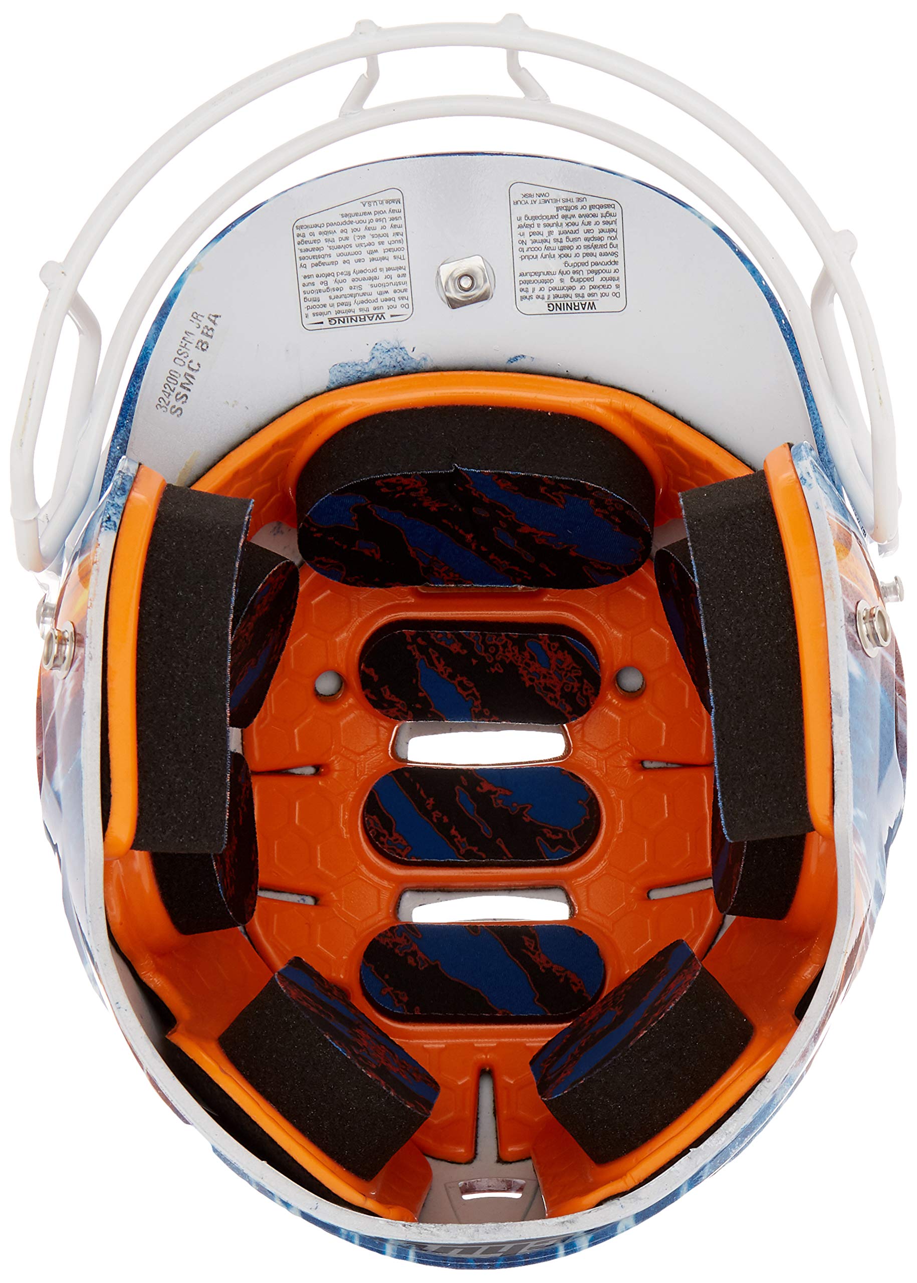 Schutt Sports AiR 4.2 Youth Softball Batting Helmet, White/Tie Dye
