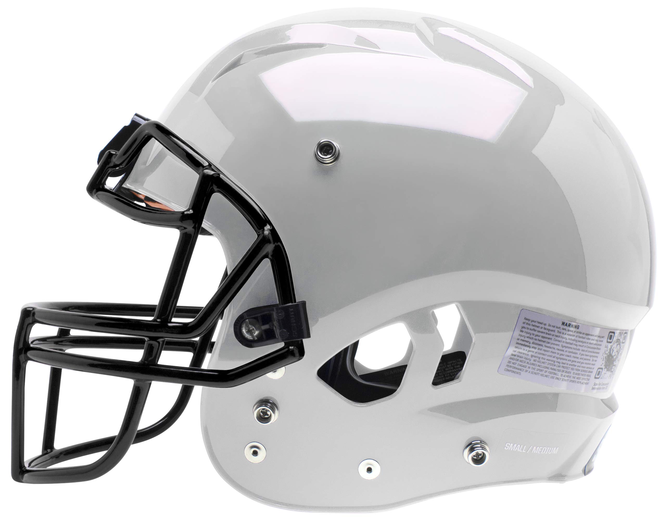 Schutt Sports Vengeance A9 Youth Football Helmet (Facemask NOT Included), White, S/M