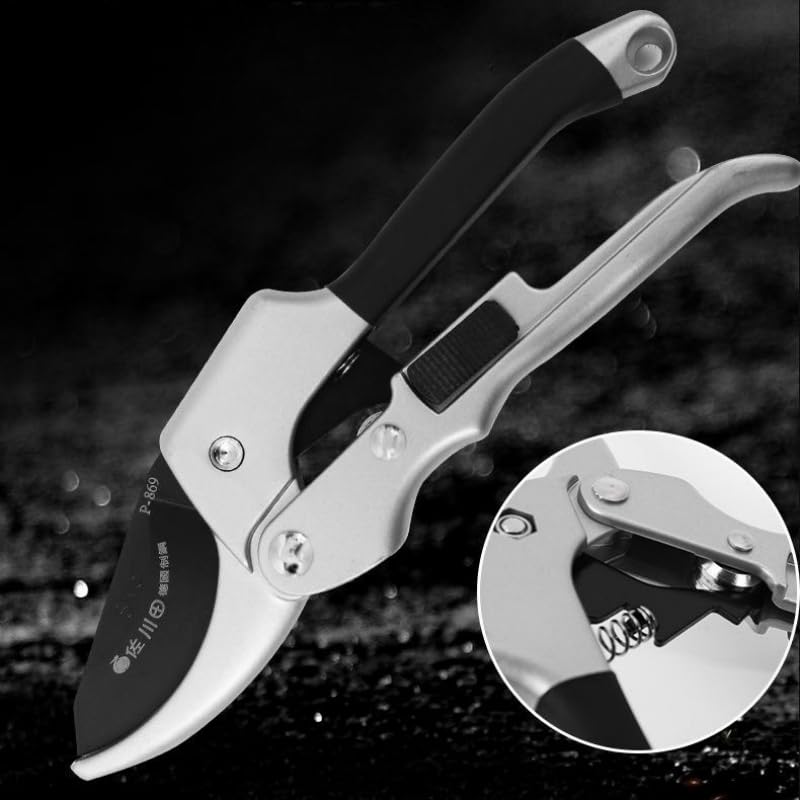 Pruning Shears, Pruning Shears for Gardening, Professional Garden Shears Clippers/Pruning Scissors Labor-Saving with Coated Stainless Steel Blades & Non-slip Handle