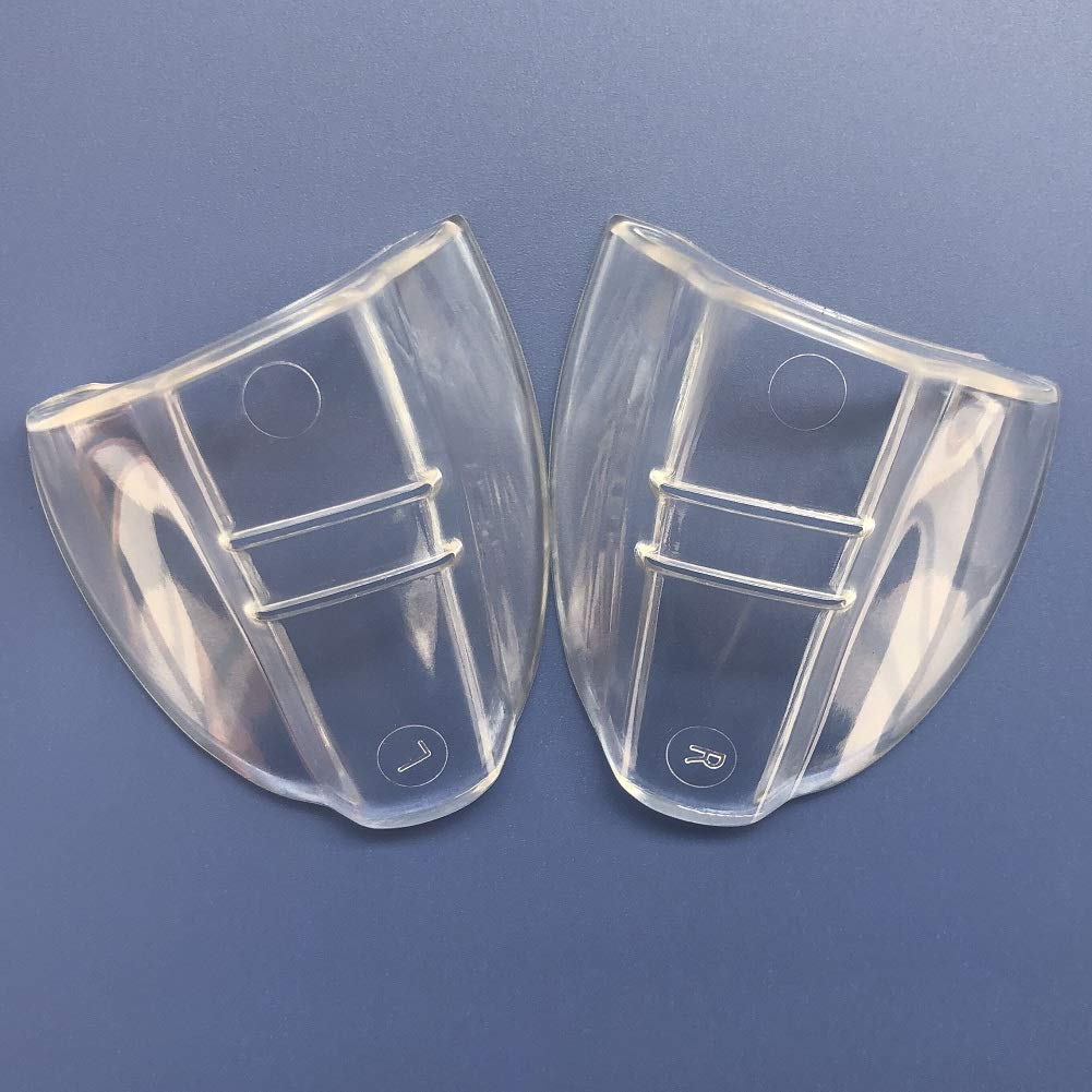 Safety Glasses Side Shields,FAteam 2 Pairs Universal Safety Clear Flexible Side Shields,Slip On Side Shields Fits All Eyeglasses Frames -(≤17mm frames universal).
